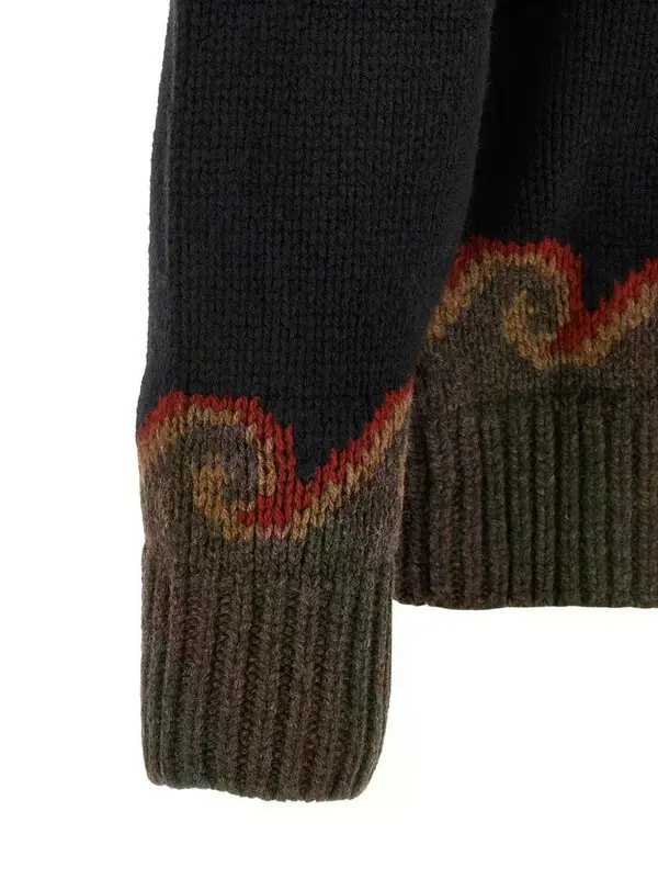 Alanui Fair Isle Jacquard-knit Cardigan
