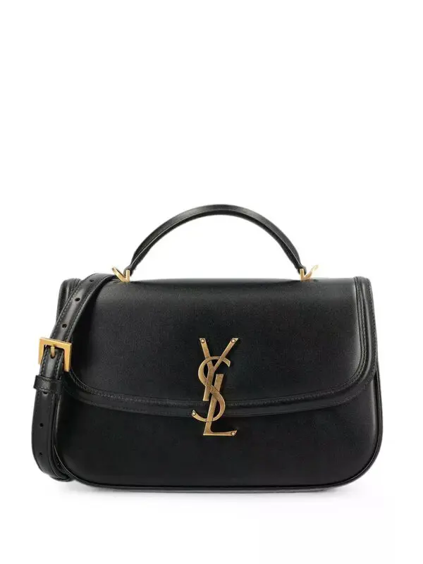 Saint Laurent Solferino Small Top-handle Bag In Box Leather