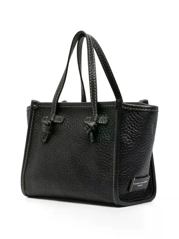 GIANNI CHIARINI Miss Marcella Grained-leather Tote Bag