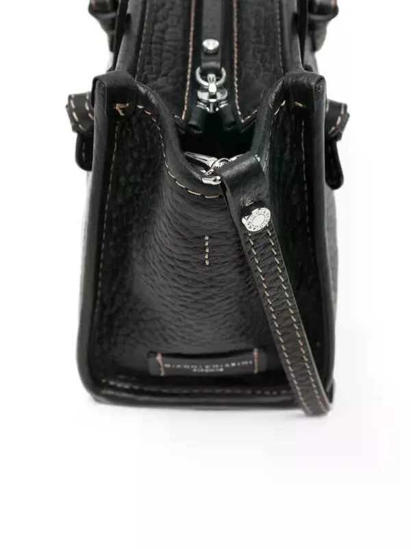 GIANNI CHIARINI Miss Marcella Grained-leather Tote Bag