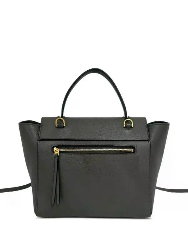 Celine Micro Grained Calfskin Belt Bag Satchel - Grey