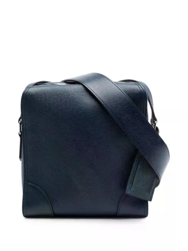 LOUIS VUITTON Nikolai Taiga Leather Messenger Crossbody Bag