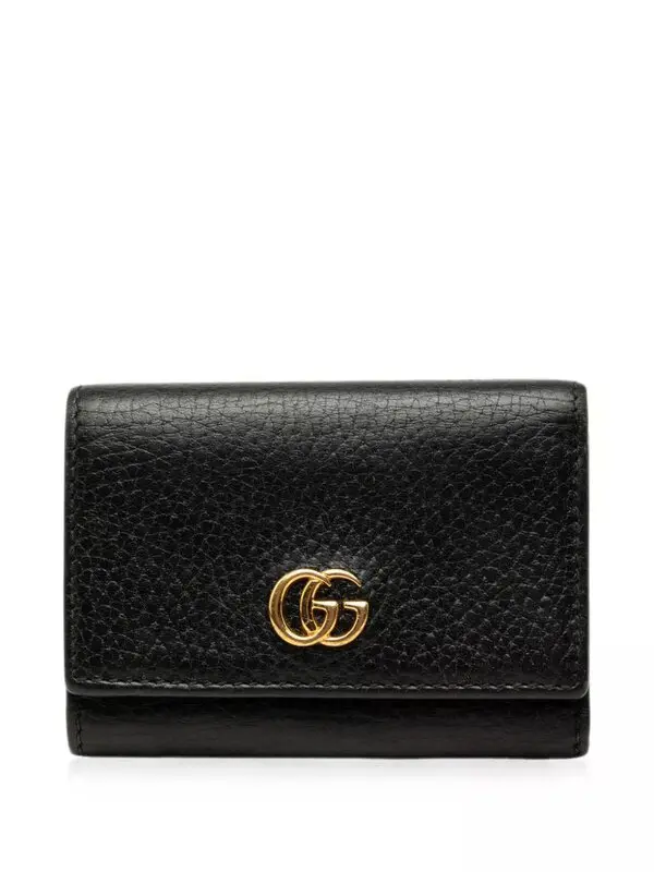 Gucci 2016-2026 Gg Marmont Trifold Compact Wallet Small Wallets