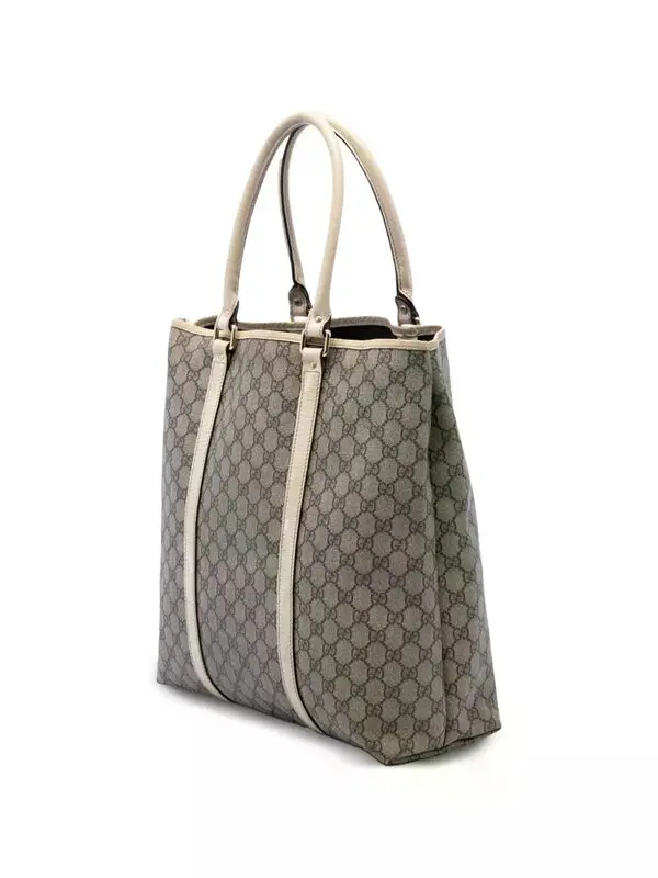 Gucci Gg Supreme Joy Vertical Tote Bag - Grey