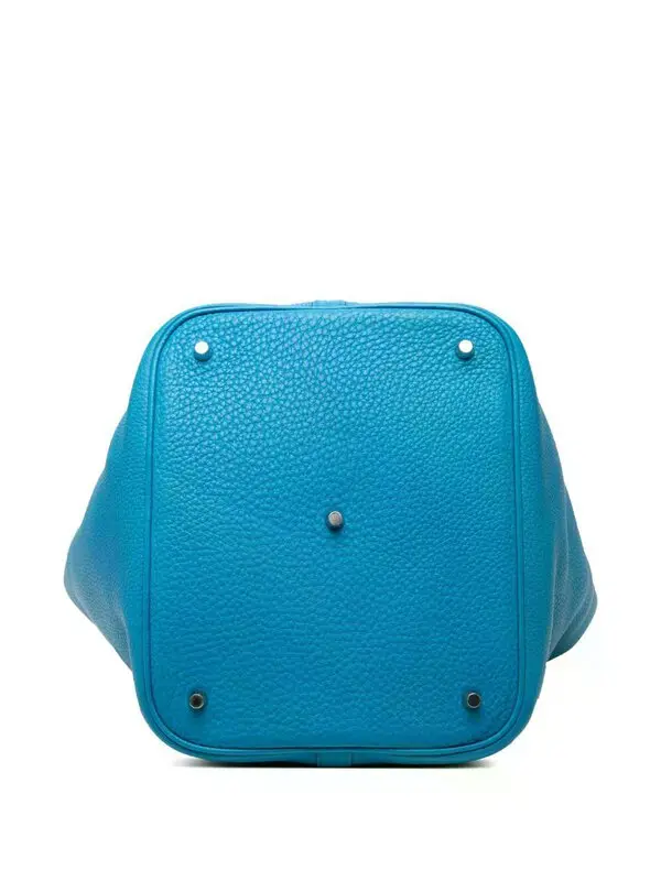 Hermès Clemence Picotin Lock 26 Handbag - Blue