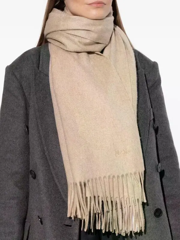 Max Mara Fringed-trim Scarf