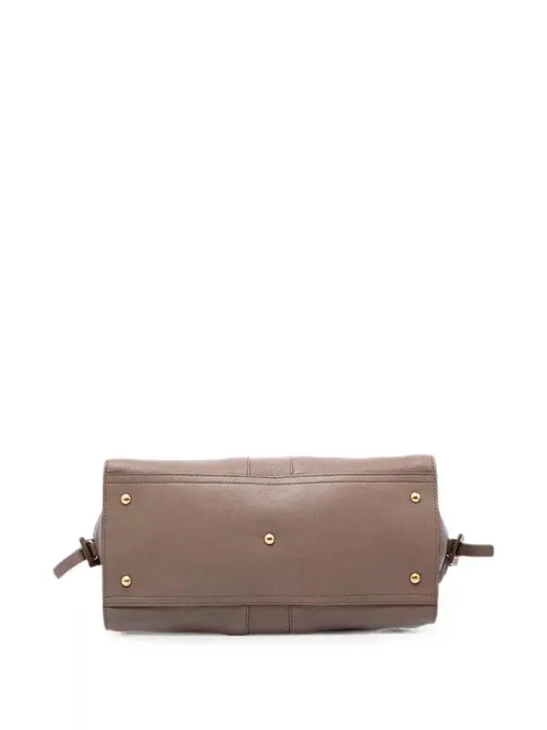 Saint Laurent 2000-2012 Medium Leather Cabas Chyc Satchel
