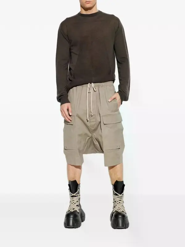 Rick Owens Cargo Drop-crotch Shorts