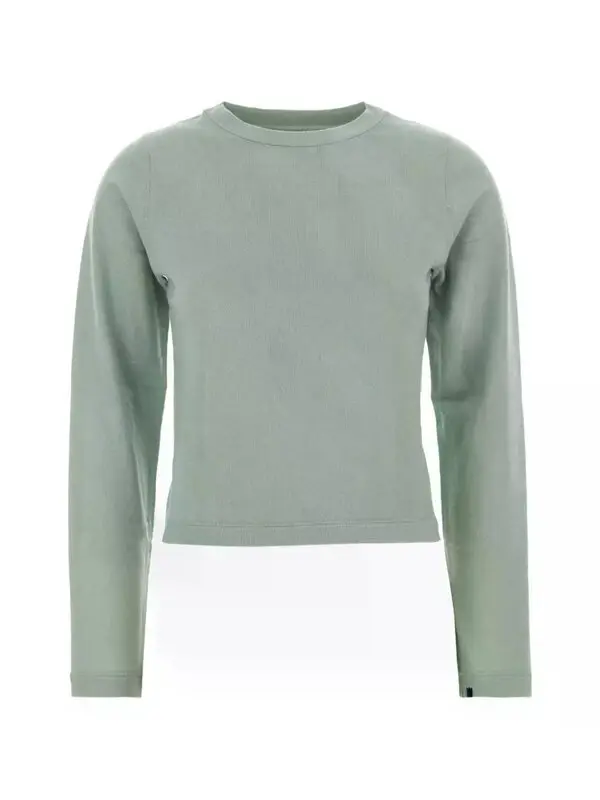 Extreme Cashmere N°451 Lisa Crew-neck Long-sleeve T-shirt - Green