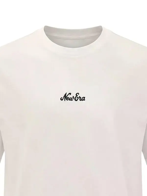 New Era Floral-print Logo-detail T-shirt