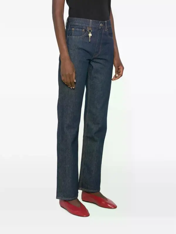 Carven Key Charm Straight-leg Jeans