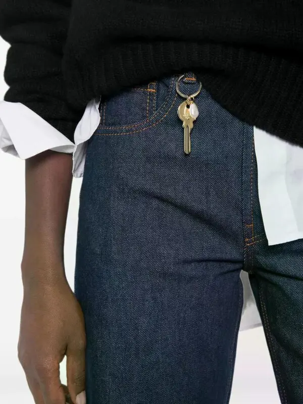 Carven Key Charm Straight-leg Jeans
