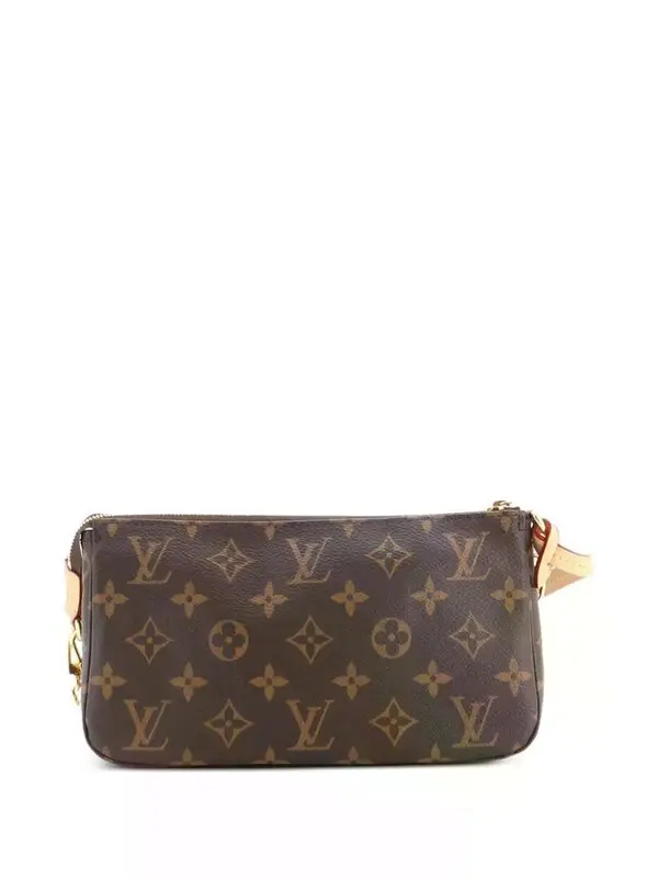 LOUIS VUITTON Monogram Canvas Chain Pochette Accessories Nm