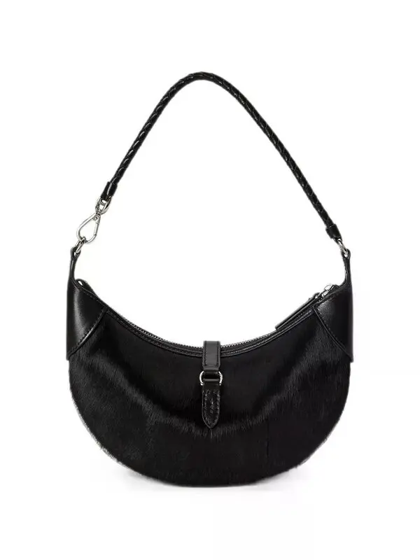 Polo Ralph Lauren Polo Id Haircalf Mini Shoulder Bag - Black