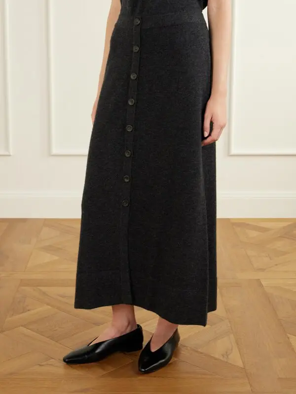 Altuzarra Callahan Cashmere Maxi Skirt