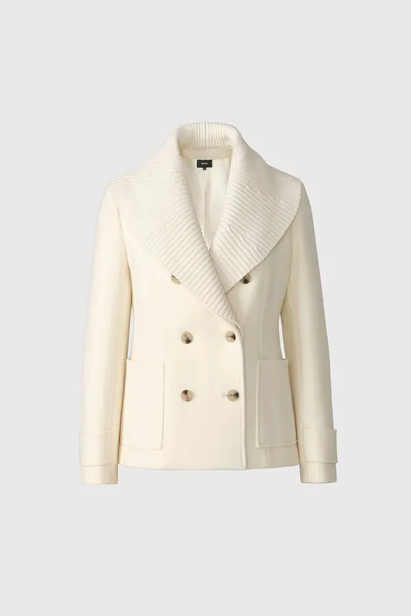 Mackage Danielle Double-breasted Coat - Cream