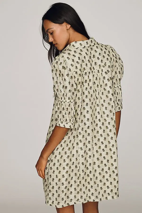 PILCRO Tallulah 100% Cotton Mi Dress