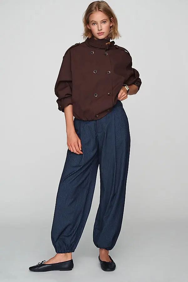 Maeve Pstripe Trouser Joggers Pants