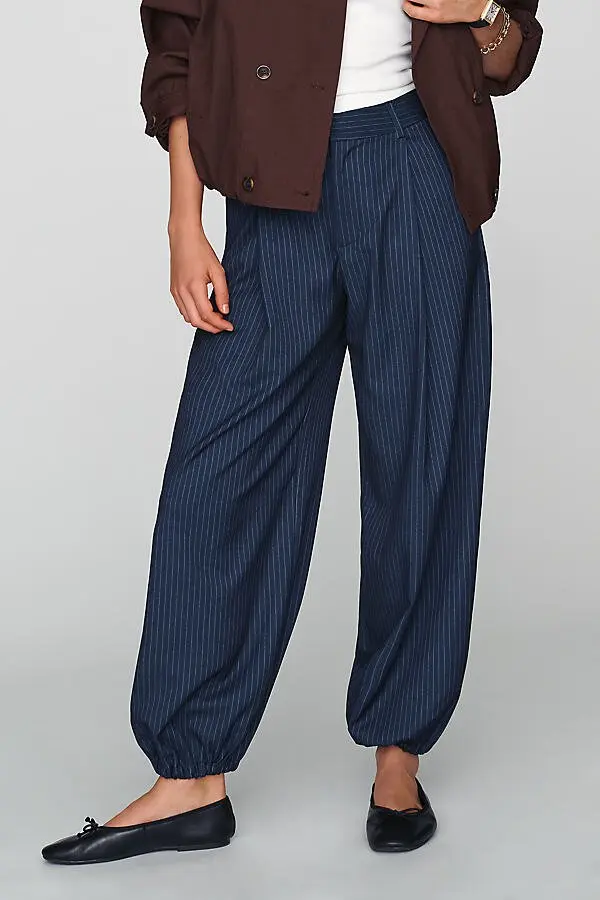 Maeve Pstripe Trouser Joggers Pants
