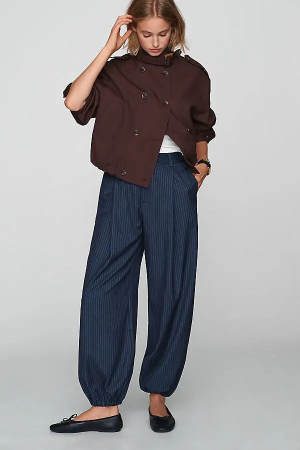 Maeve Pstripe Trouser Joggers Pants