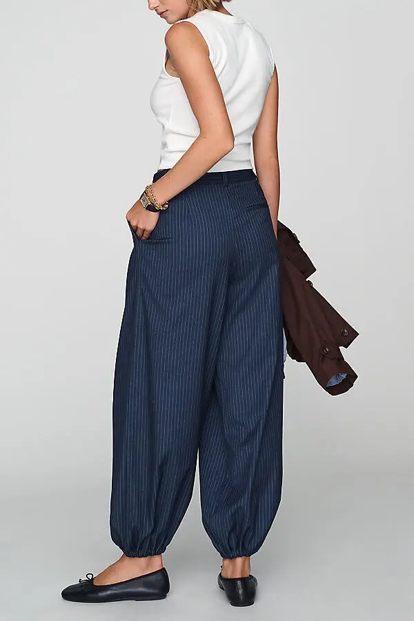 Maeve Pstripe Trouser Joggers Pants