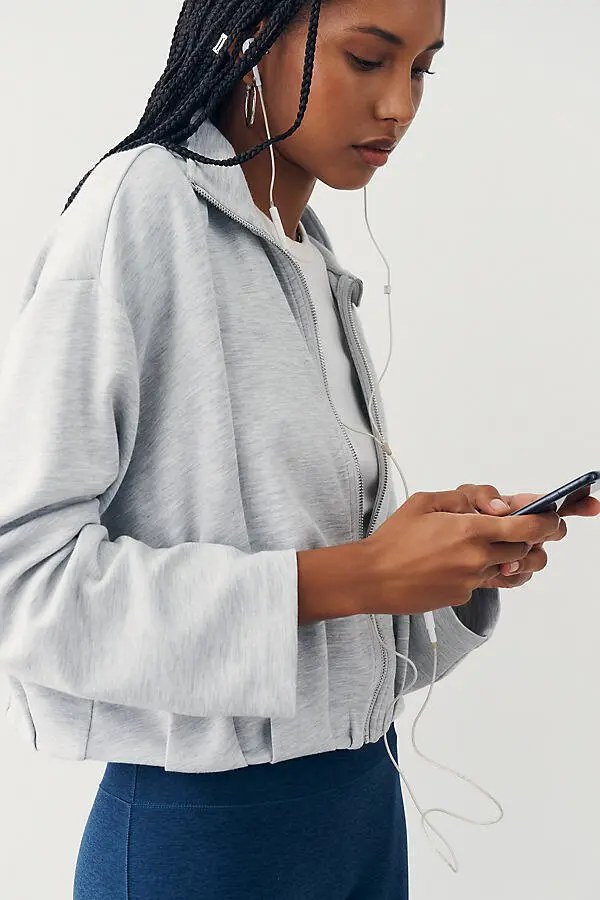 Daily Practice Neo Zip-up Jacket - Light Grey