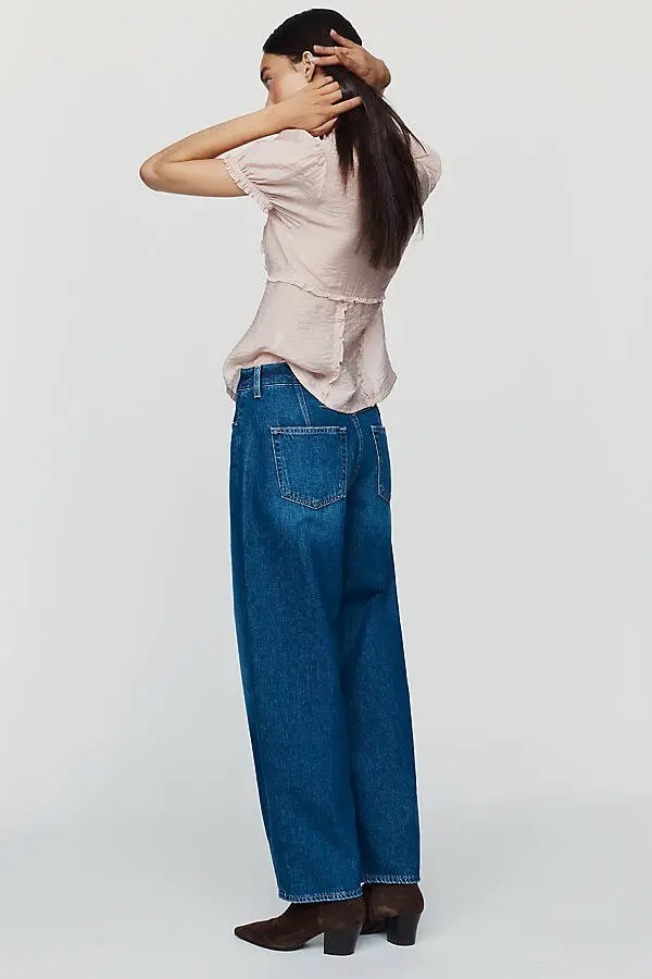 PISTOLA Sacha High-rise Tapered Barrel Jeans