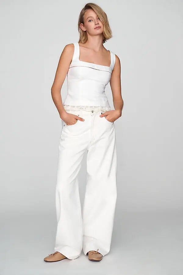 REFORMATION Nanette 1% Len Tank Top