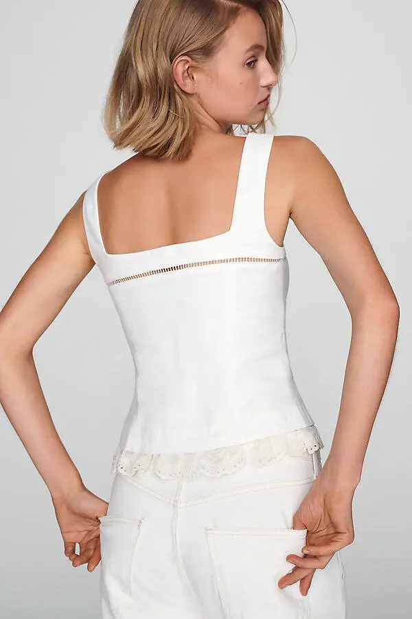REFORMATION Nanette 1% Len Tank Top