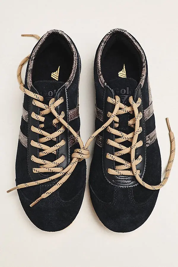 Gola Cleora Ii Suede Sneakers - Black