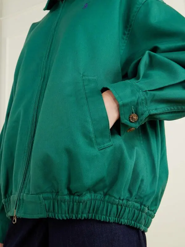 Polo Ralph Lauren Logo-embroidered Cotton-twill Jacket