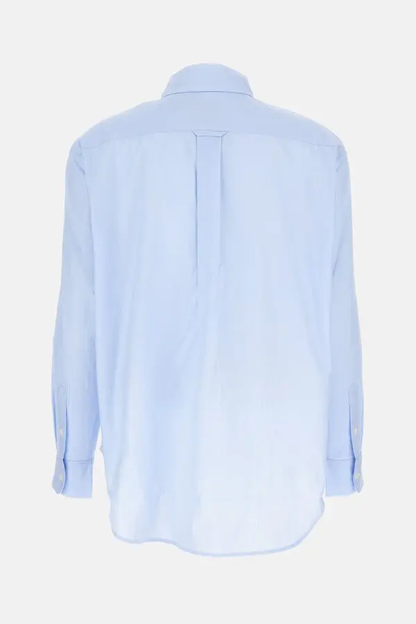 Polo Ralph Lauren Cotton Poplin Shirt With Embroidered Logo