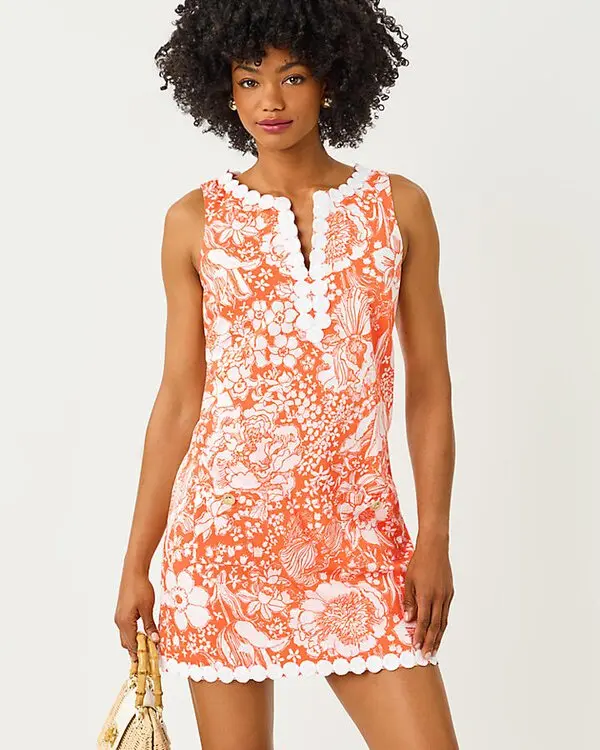 Lilly Pulitzer® Romey Shift Romper - Orange