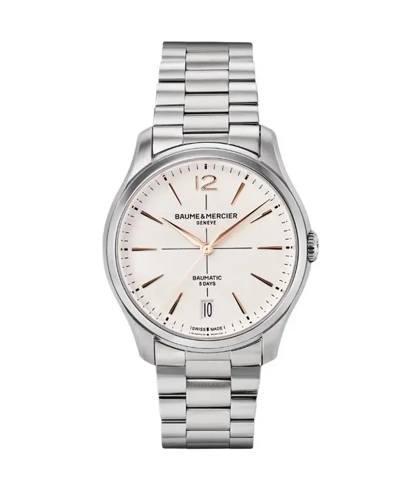 Baume & Mercier Clifton Automatic Stainless Steel Watch - White
