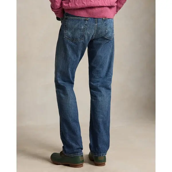 Ralph Lauren Hampton Straight Distressed Jean