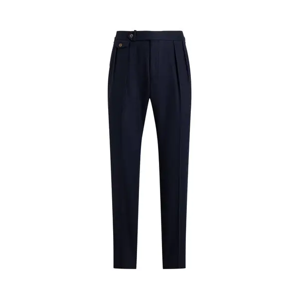 Ralph Lauren Wool Flannel Suit Trouser - Navy