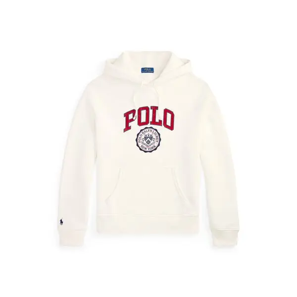 Ralph Lauren Logo Fleece Hoodie - Nevis