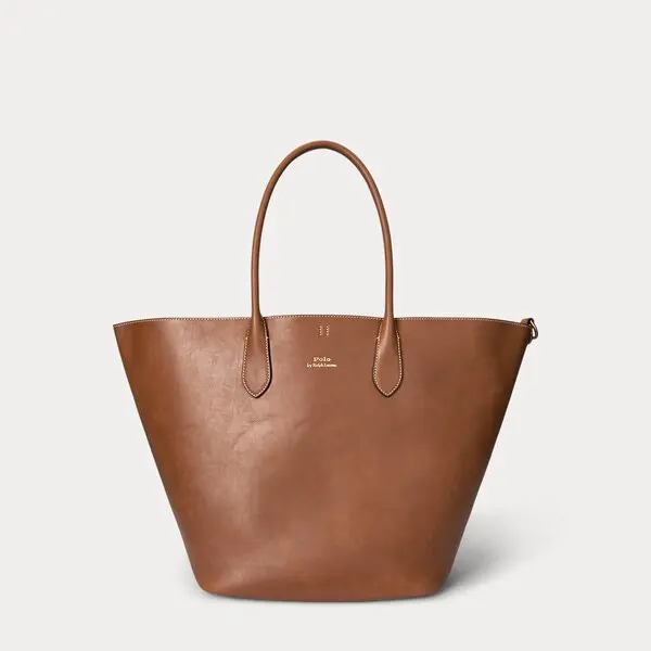 Ralph Lauren Bellport Large Leather Tote