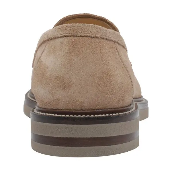 Brunello Cucinelli Suede Penny Loafers