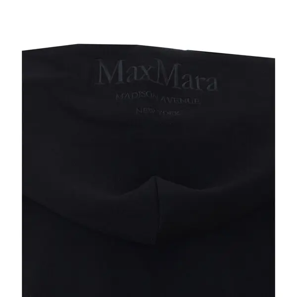Max Mara Embroidered Logo Zip-up Hoodie