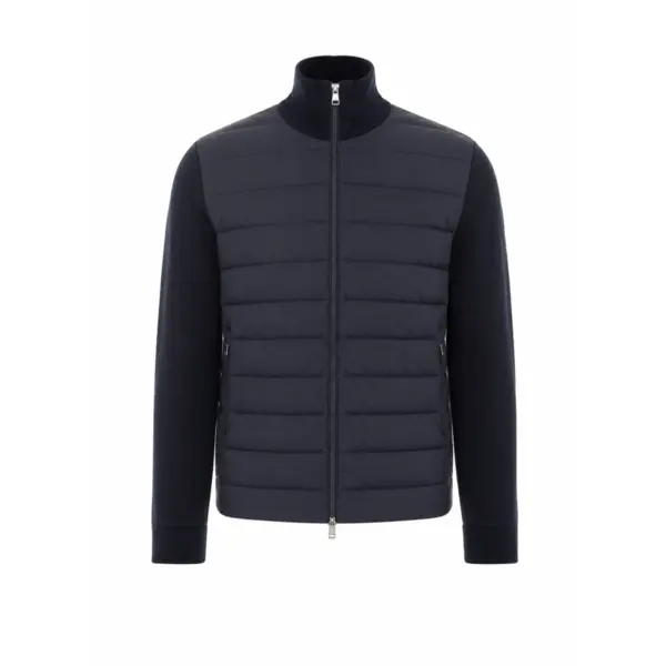 Moncler Quilted Logo Cardigan
