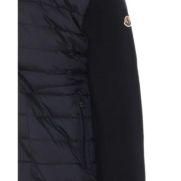 Moncler Quilted Logo Cardigan