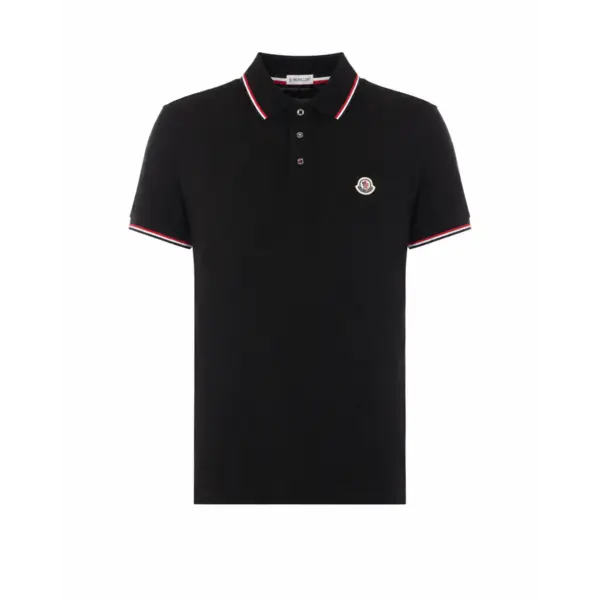 Moncler Logo Polo - Black