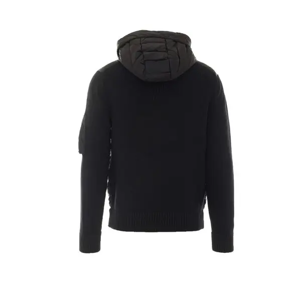 Moncler Logo Quilted Zip-up Cardigan