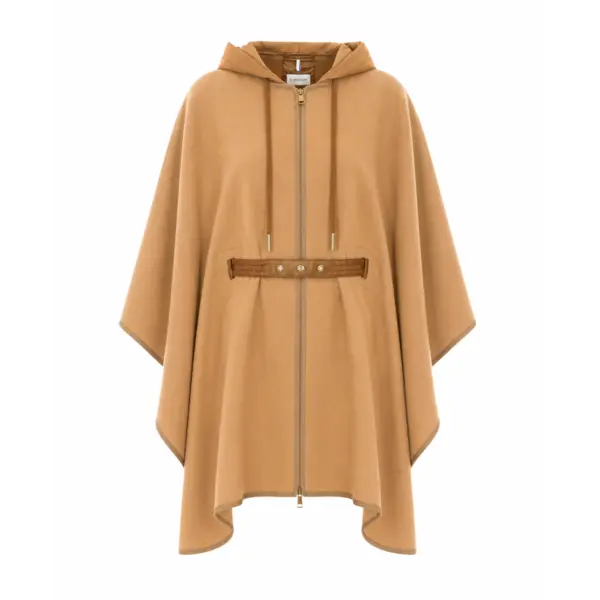 Moncler Logo Padded Cape