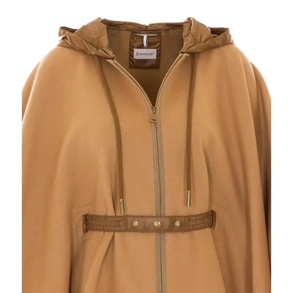 Moncler Logo Padded Cape