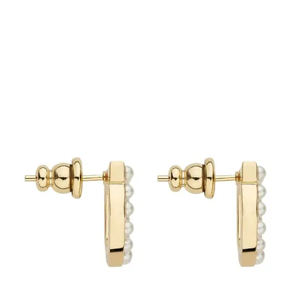 FERRAGAMO Pearl Gancini Earrings