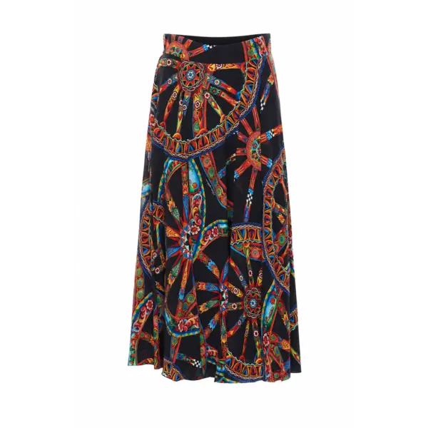 Dolce & Gabbana Carretto Print A-line Skirt - Multicolor
