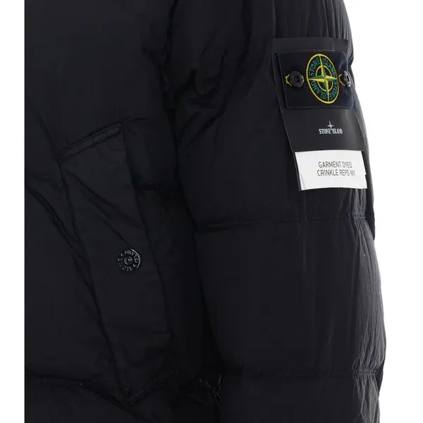 Stone Island Garment Dyed Crinkle Reps Down Jacket