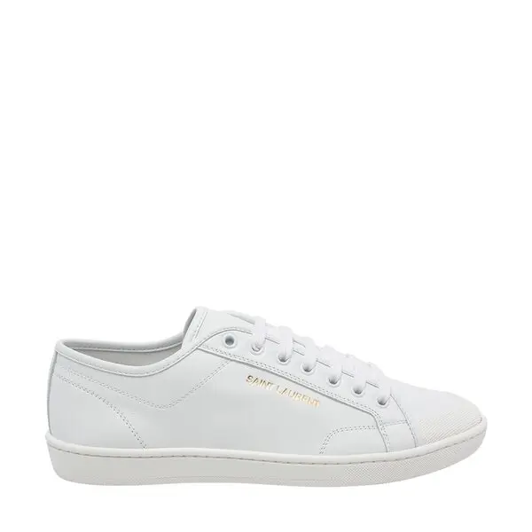 Saint Laurent Calf Leather Lace-up Sneakers